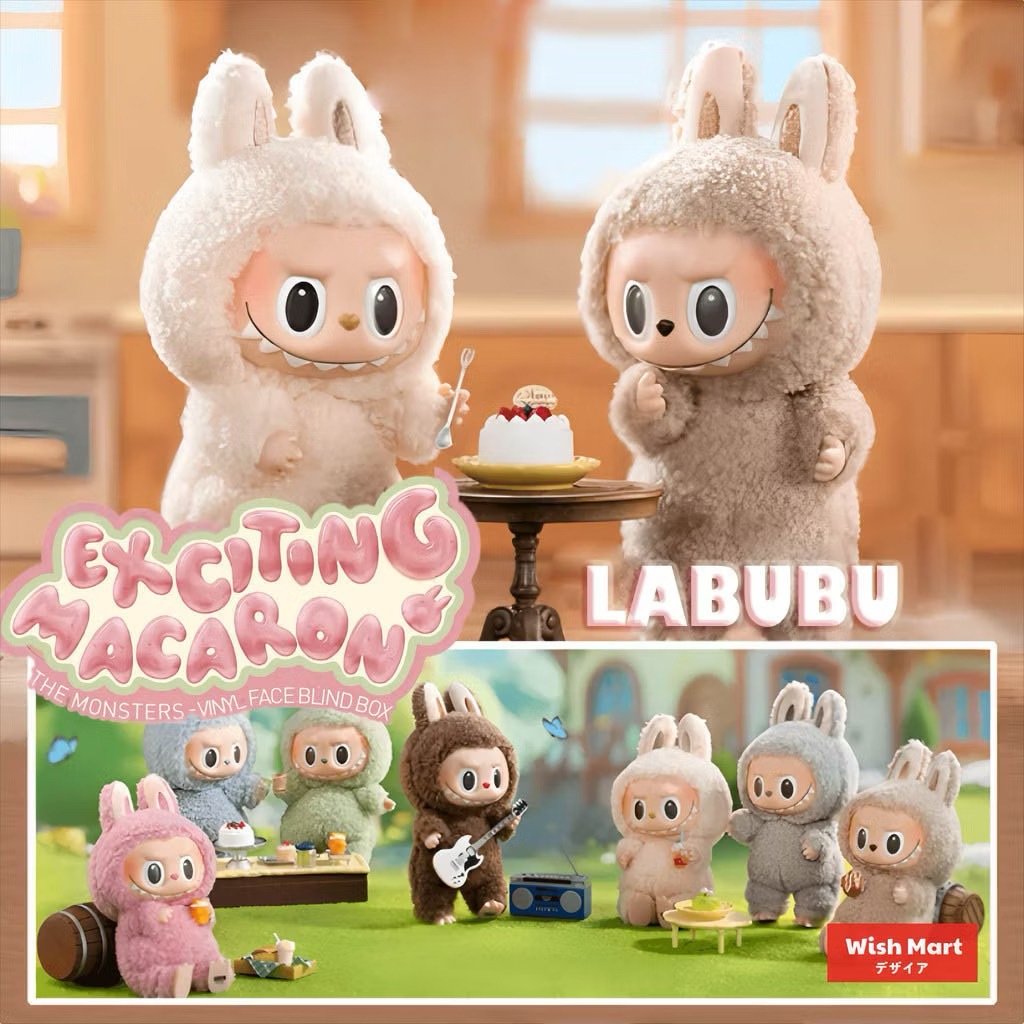 Labubu Exciting Macaron Series Genuine V1 (Confirmed Color) | Shopee ...