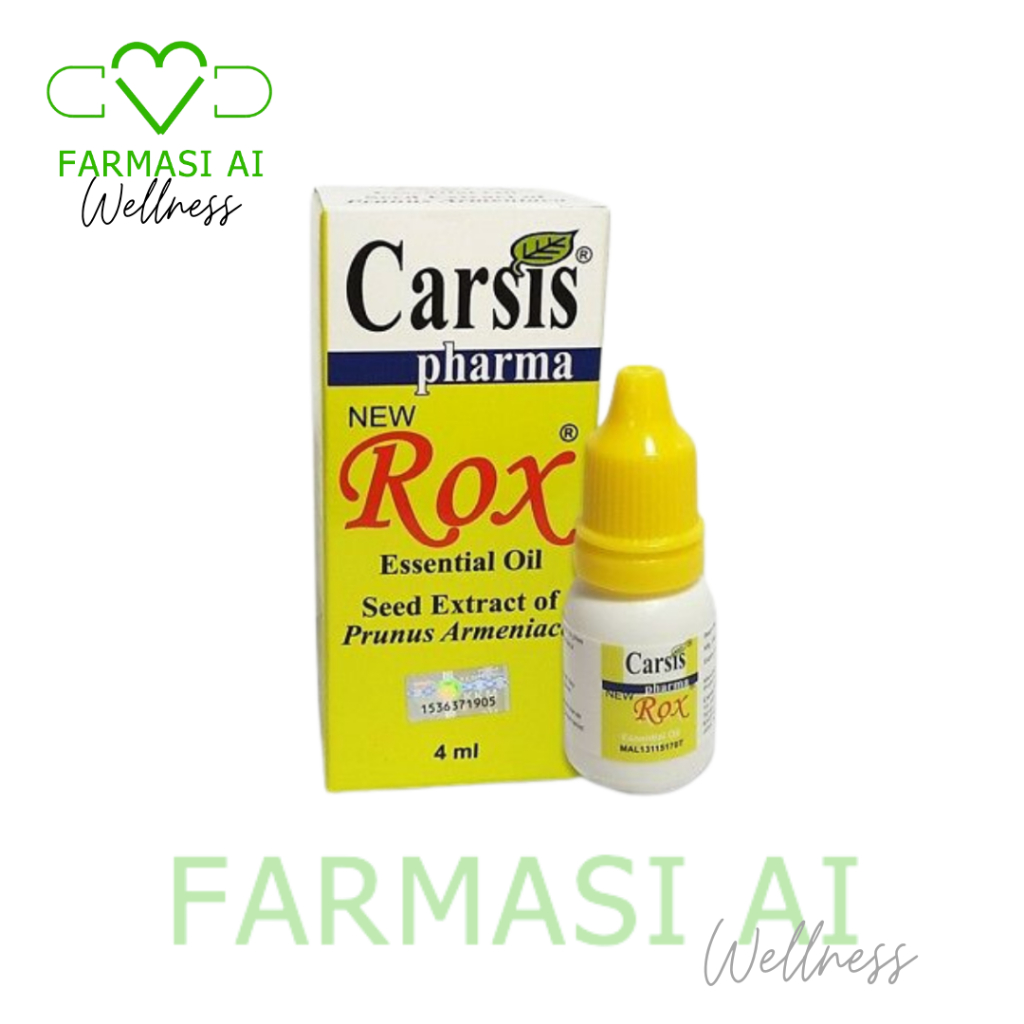 Carsis Pharma New Rox Essential Oil 4ml (Exp Date: 09/2025) | Shopee ...