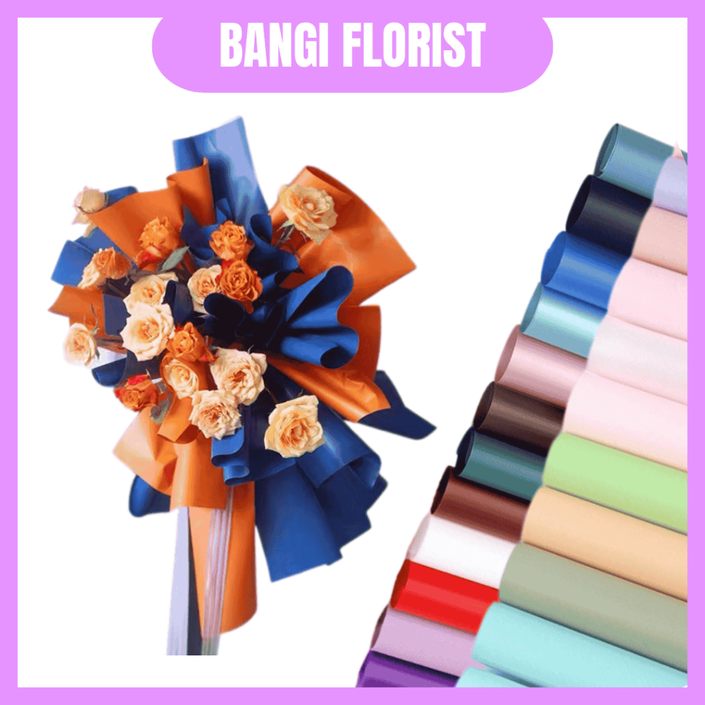 (20PCS) WW WATERPROOF Flower Wrapping Paper Bouquet Gift Florist Wrap ...