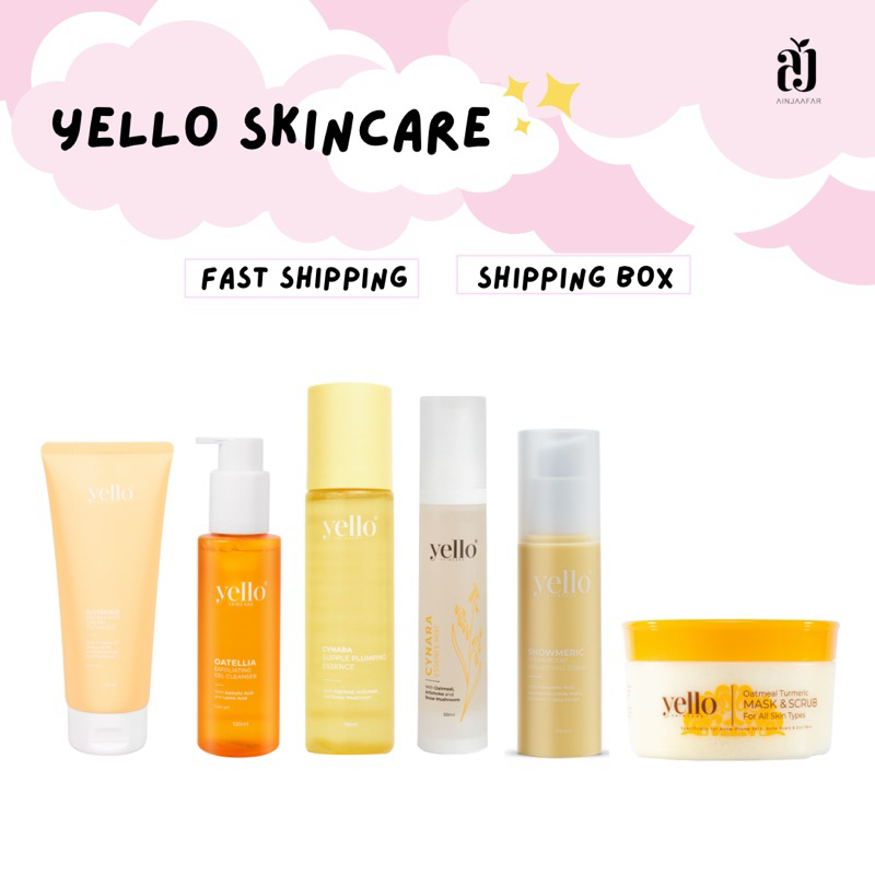 YELLO SKINCARE | OTMS | CYNARA MIST | SNOWMERIC SERUM | CYNARA ESSENCE | OATMINO CLEANSER ...