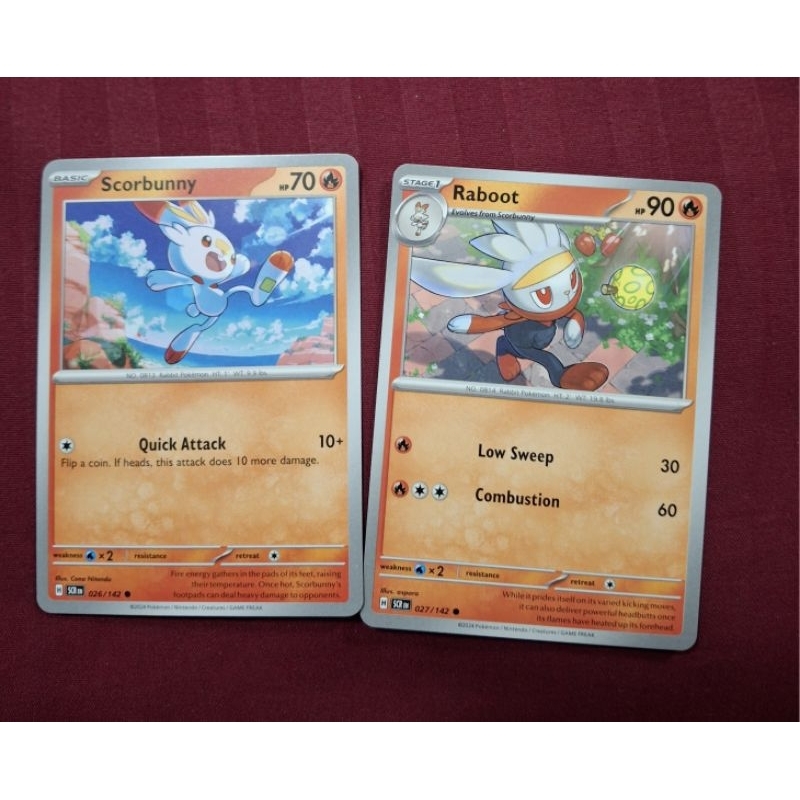 Scorbunny + Raboot ( 026 & 027) - Stella Crown | Shopee Malaysia