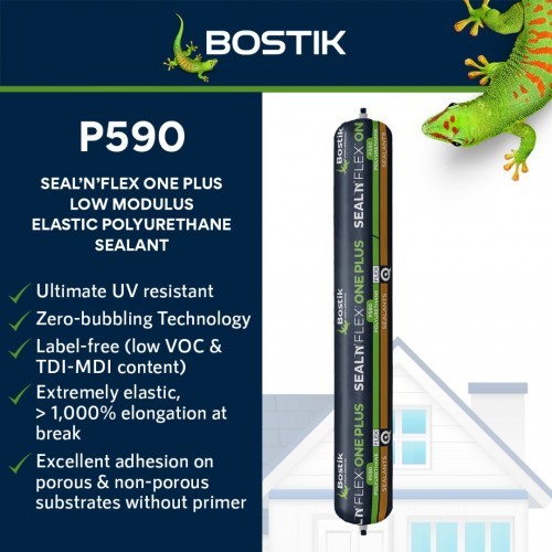 BOSTIK SEAL N FLEX ONE PLUS P590 (600ml) One Component, Low-Modulus Polyurethane Sealant ...