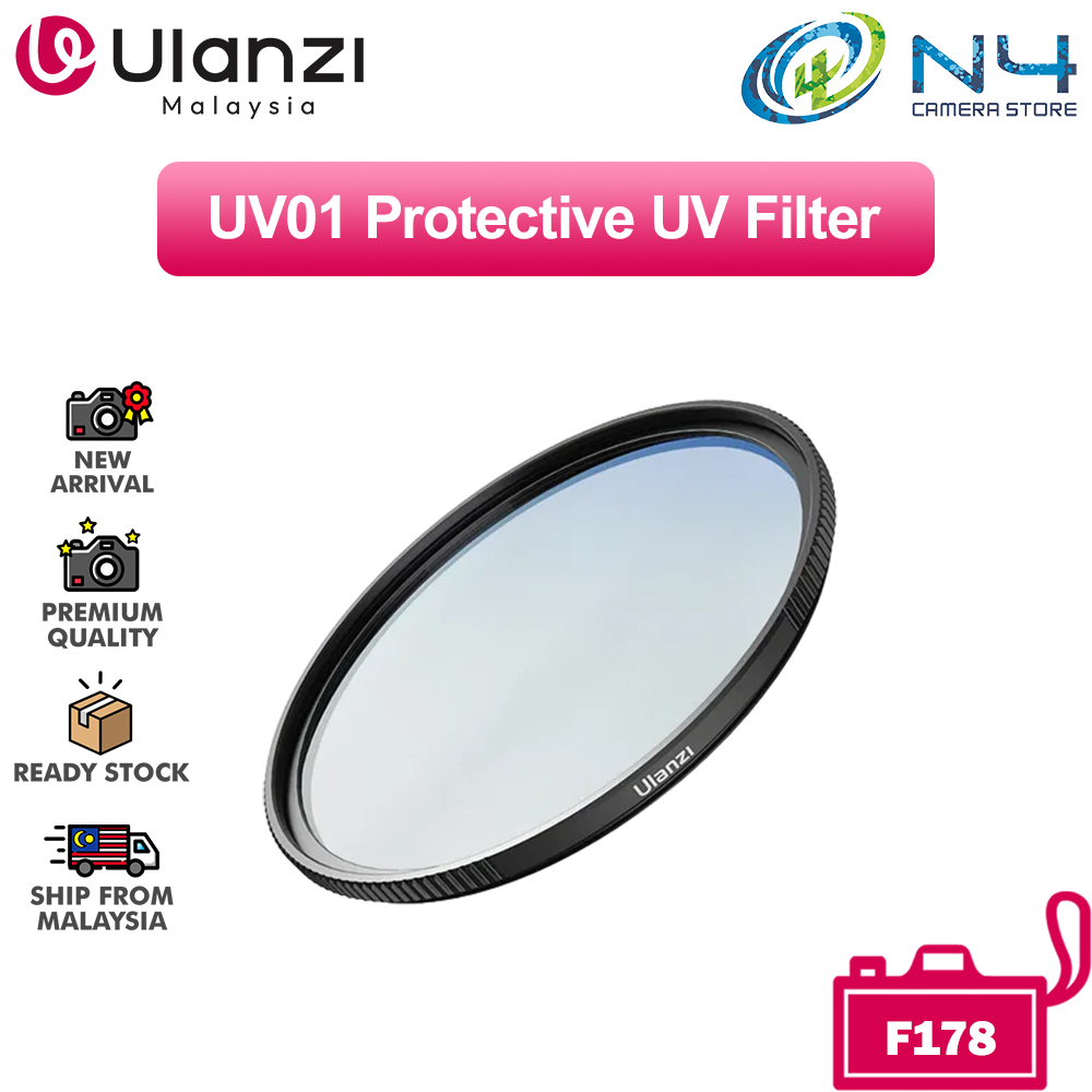 Ulanzi UV01 Protective UV Filter with 5.5mm Ultra-Slim Rim ...