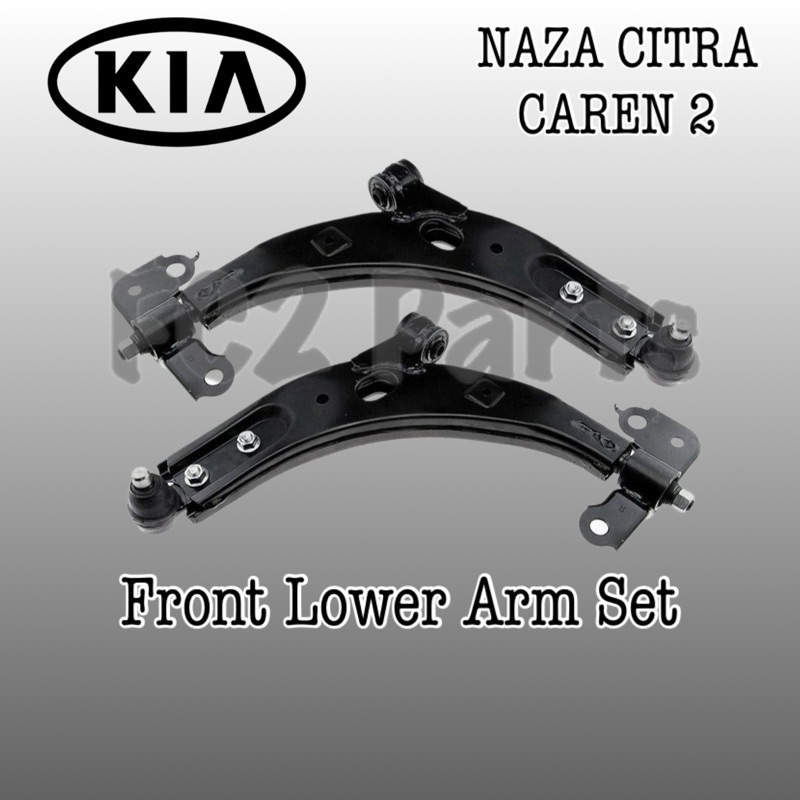 OEM Korea 1car 2pcs Naza Citra Kia Caren 2 Front Lower Arm Complete Set ...
