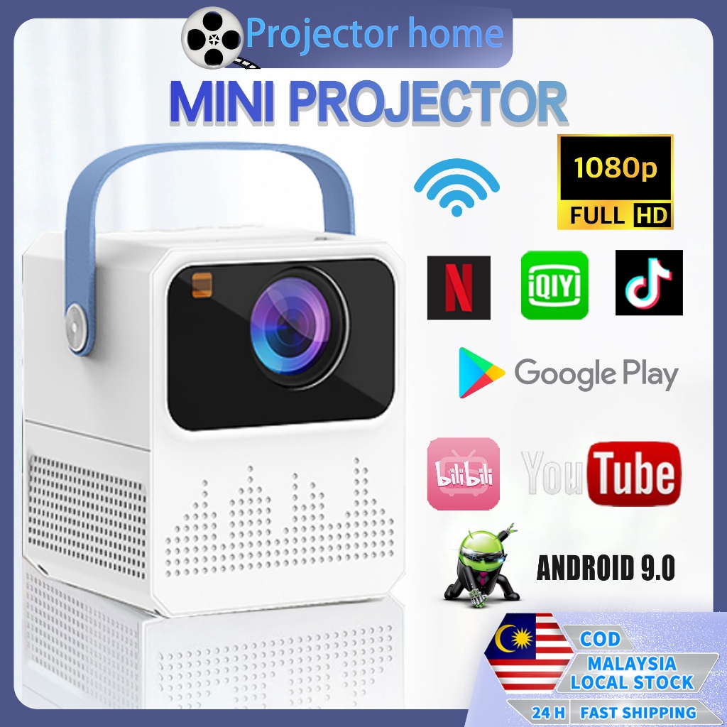 陈敬铭 Mini Projector For Phone Android Smart Projektor Portable Home ...