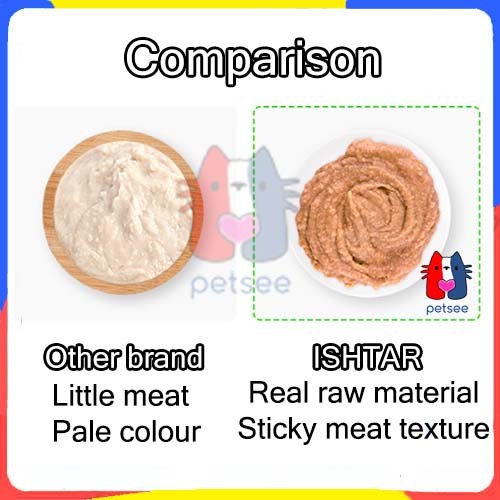 PETSEE ISHTAR Cat Treat Stick Bundle Cat Treat Bundle 貓條 100pcs Cat Wet ...