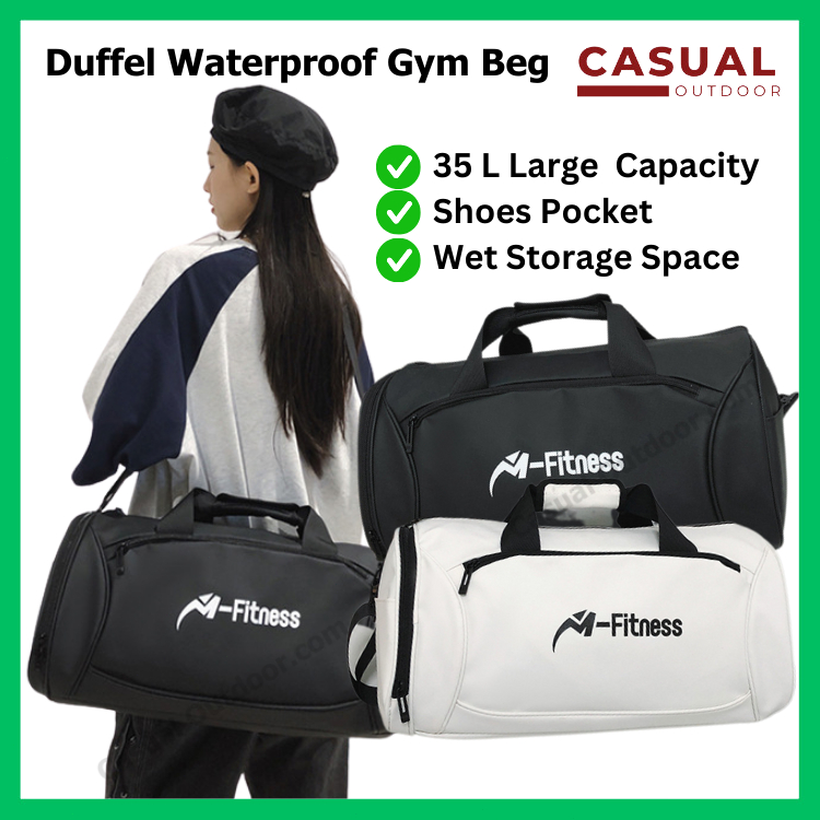 Fitness Duffel Gym Beg Travel Bag Waterproof Training Luggage Bag Men ...