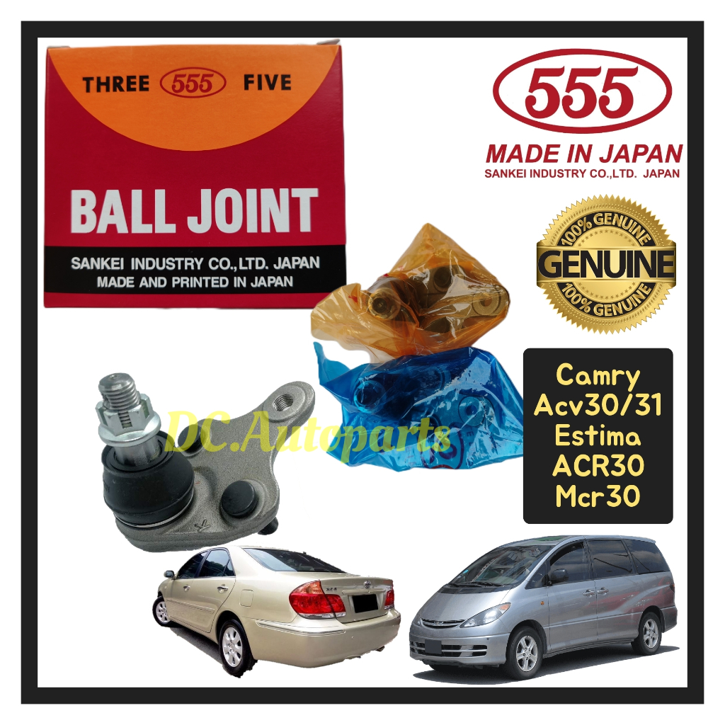 ORIGINAL 555 JAPAN LOWER ARM BALL JOINT TOYOTA CAMRY ACV30 ACV31 ...