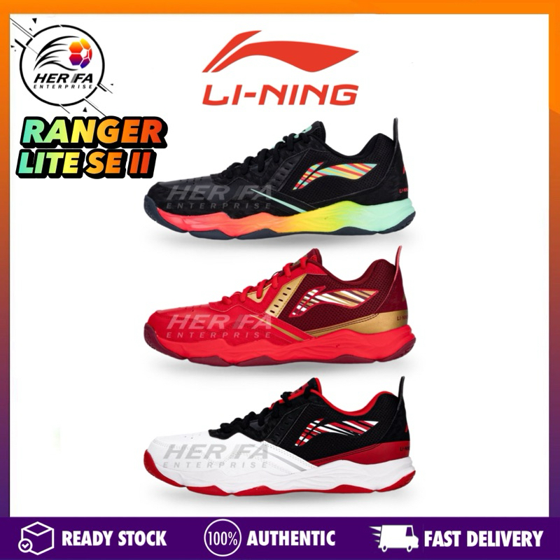 LI-NING Ranger LITE SE II Professional Badminton Shoes Kasut Badminton ...