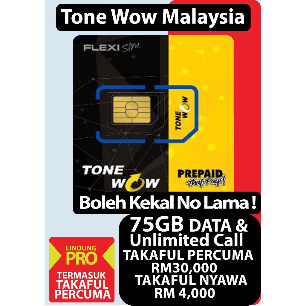Simkad Pro Viral Digi ToneWow 5G Unlimited Data~Unlimited Call | Shopee ...