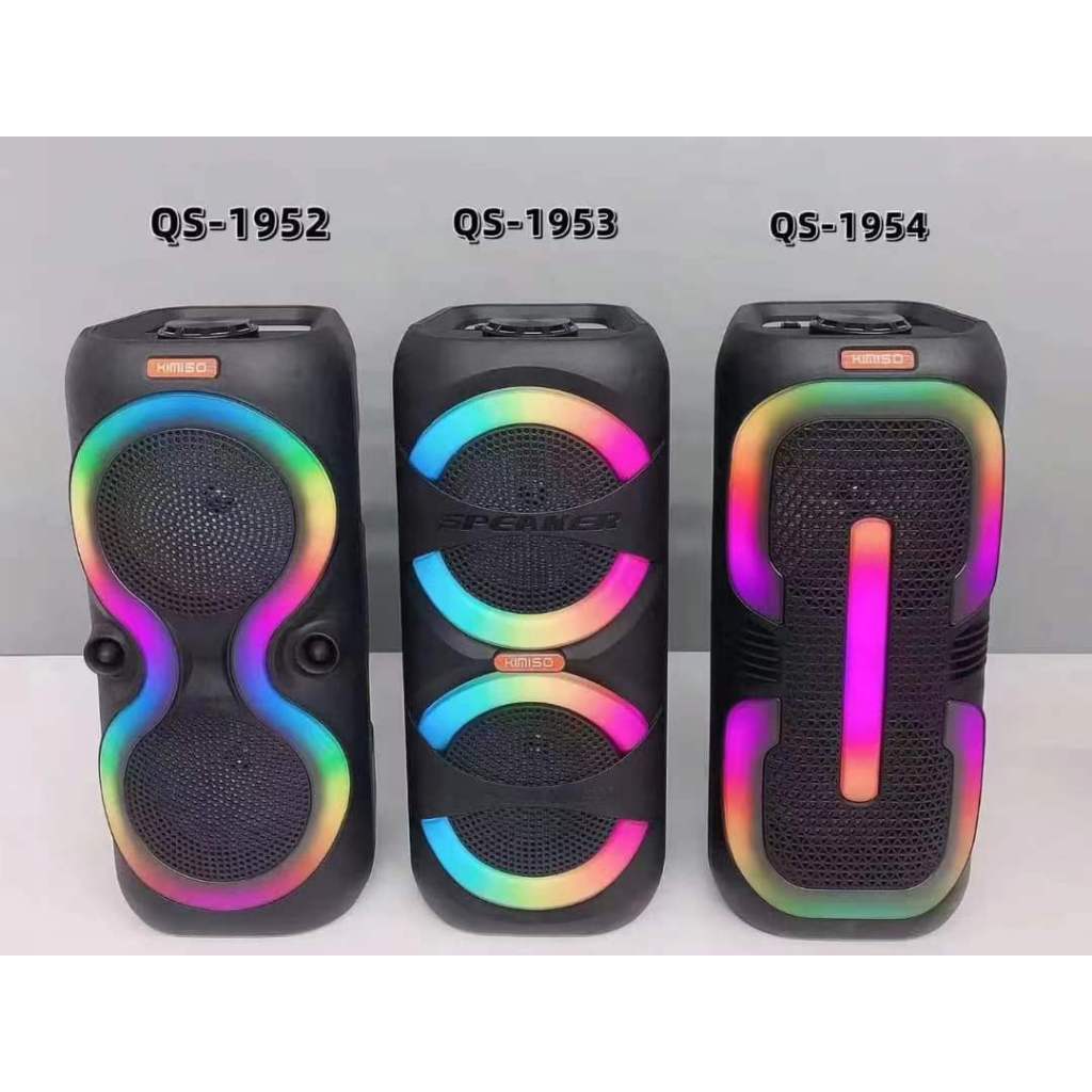 KIMISO QS-1952/53/54 TWS Wireless Bluetooth V5.3 Portable Speaker ...