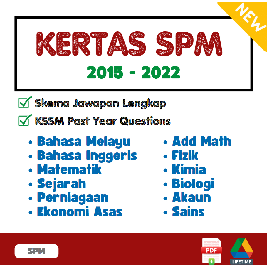 [PDF] SPM KSSM Kertas 2022 Tingkatan SPM Past Year Paper Sains ...