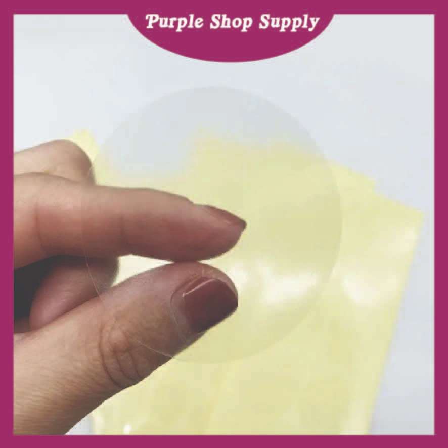Transparent PVC Sticker Seal Label Adhesive Clear Tape | Shopee Malaysia