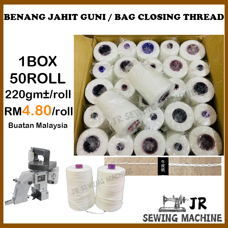 20/6 Benang Jahit Guni buatan malaysia / Bag Closer Thread / Bag Sewing ...