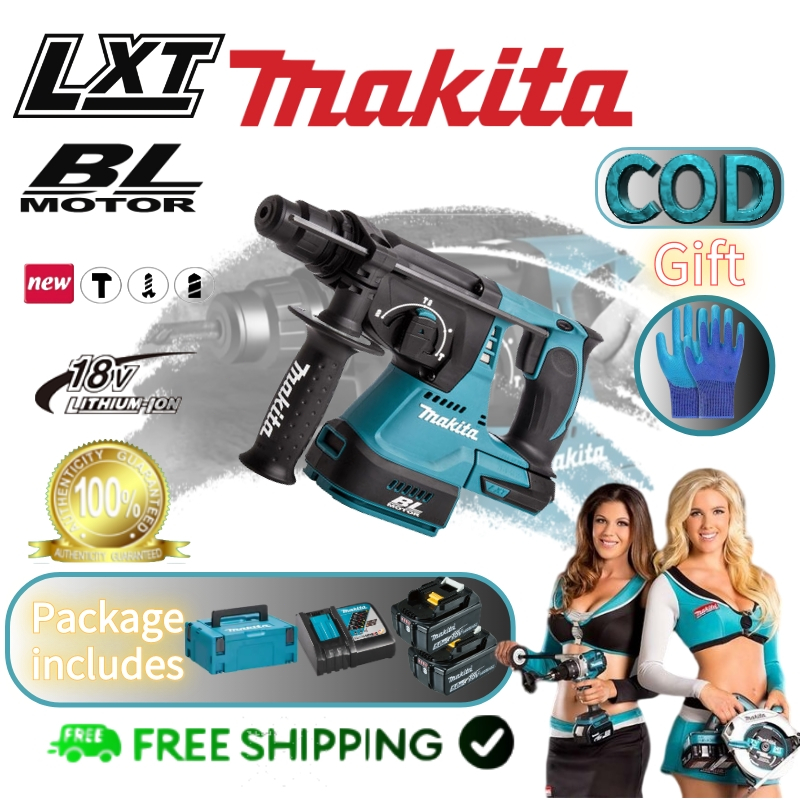 MAKITA DHR242 18V Brushless Electric Impact Drill Cordless Electric ...