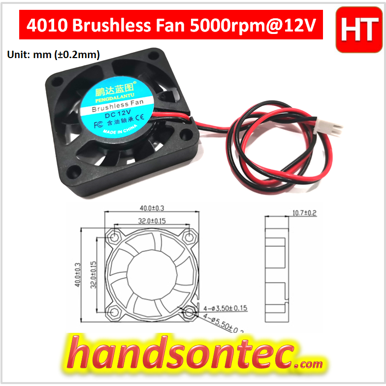 5V 12V 3010, 4010 DC Brushless Cooling Fan | Shopee Malaysia