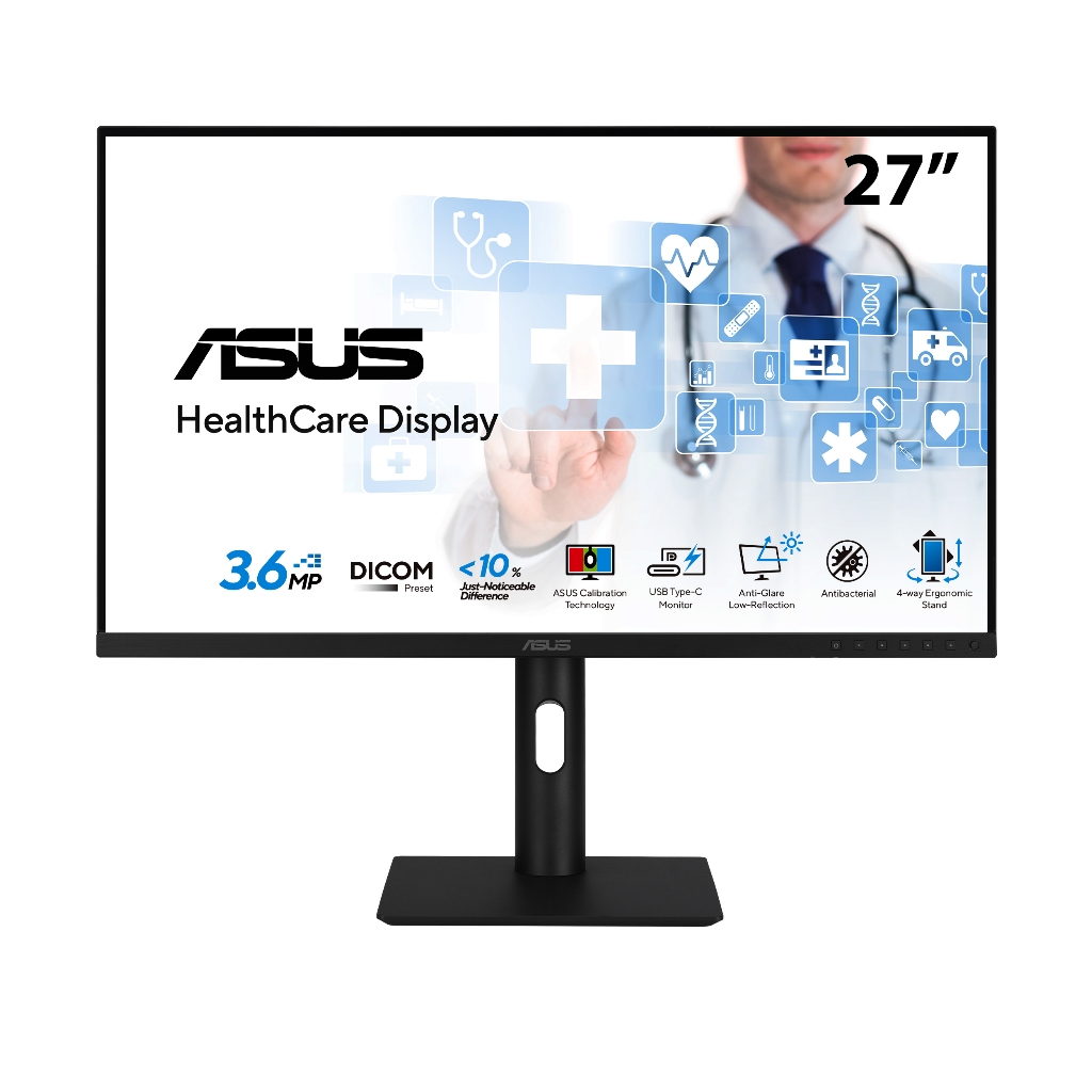 ASUS HA2741A HealthCare Monitor – 27-inch, 3.6MP (2560 x 1440), AGLR ...