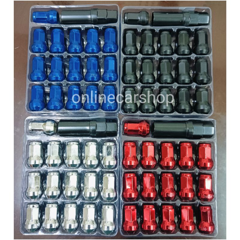 Heptagon Sport Rim Wheel Nut ( Besi ) M12 x 1.5MM Proton Perodua Honda ...