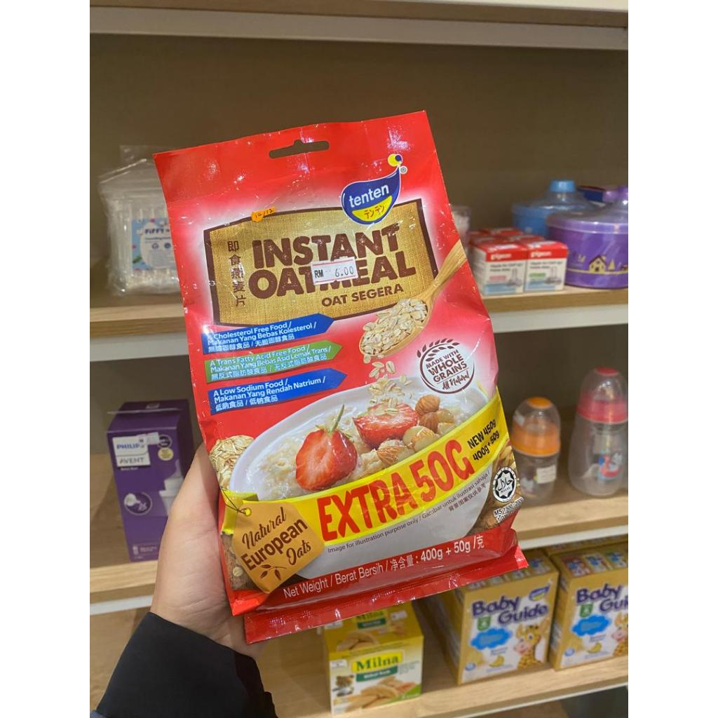 TENTEN INSTANT OATMEAL 400g (EXPIRED: 21 DEC 2024) | Shopee Malaysia