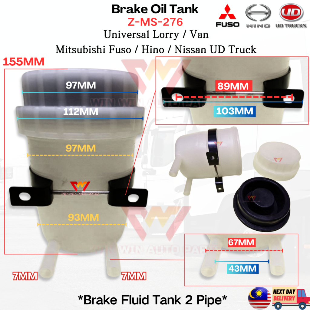 Z-MS-276 Universal Lori Mitsubishi Fuso Hino Nissan UD Truck Tangki ...