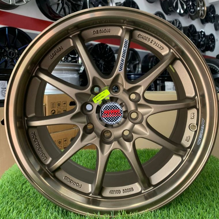 Volk Rays CE28 (CM) - 15 Inch 7jj 8H100/114.3MM ET38 Bronze & Red ...