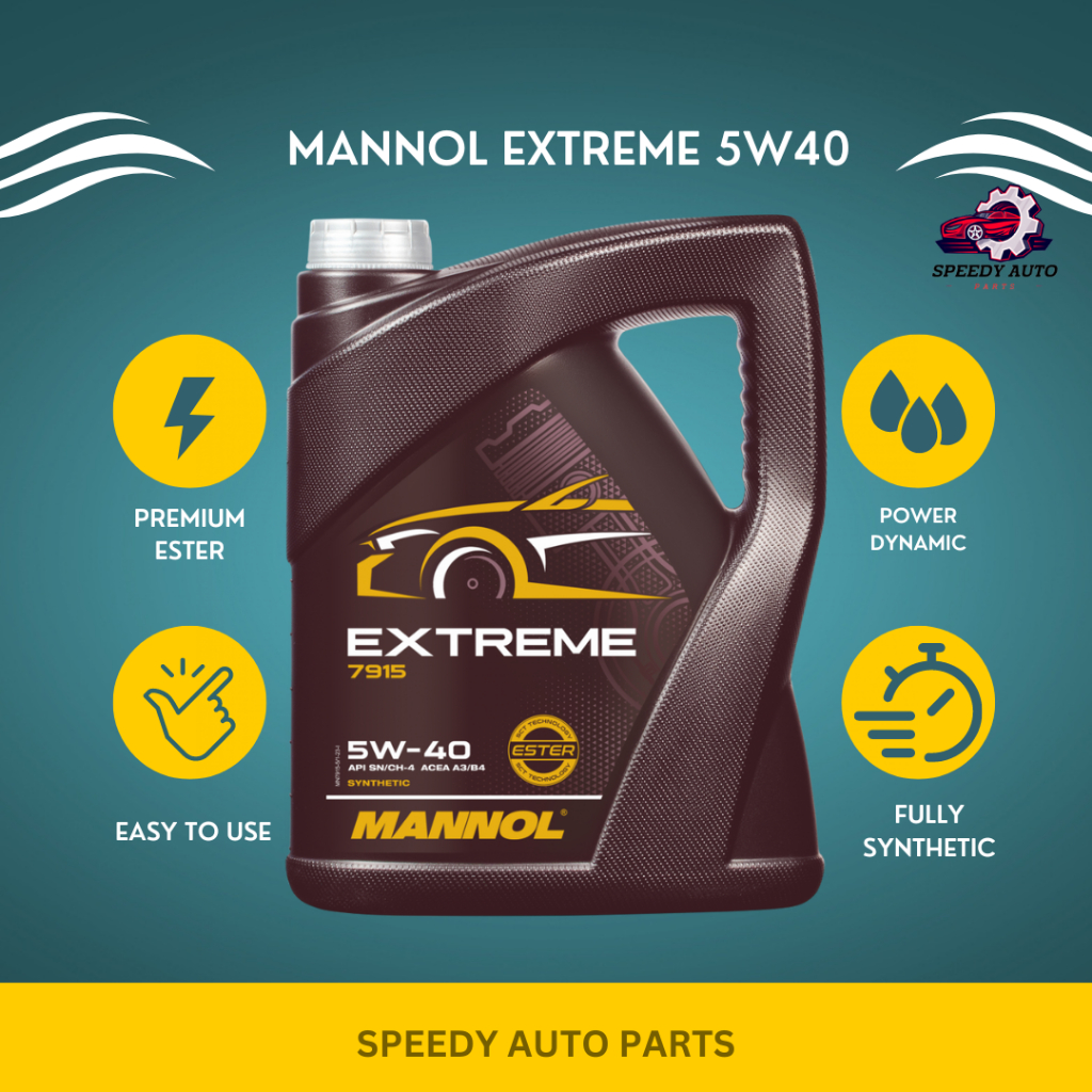 ORIGINAL MANNOL EXTREME + ESTER 5W40 7915 4L | Shopee Malaysia