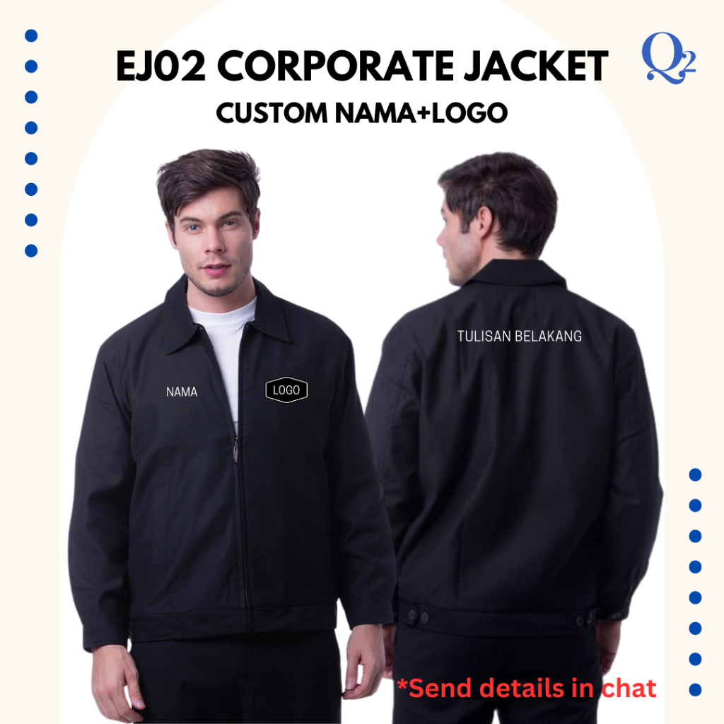 Readystocks Executive Jacket EJ0201 Sulam Nama + Logo Add On Embroidery ...