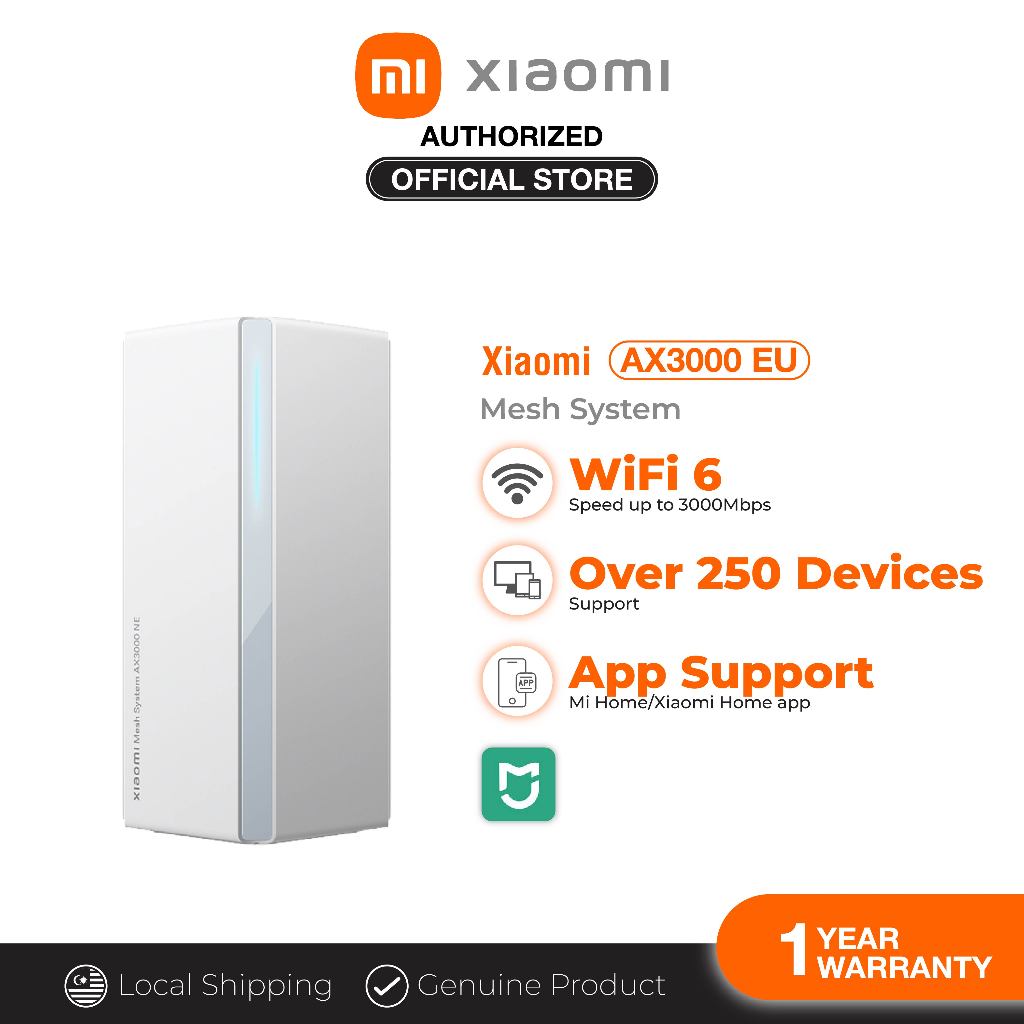 Xiaomi Mesh System AX3000 NE EU | Shopee Malaysia