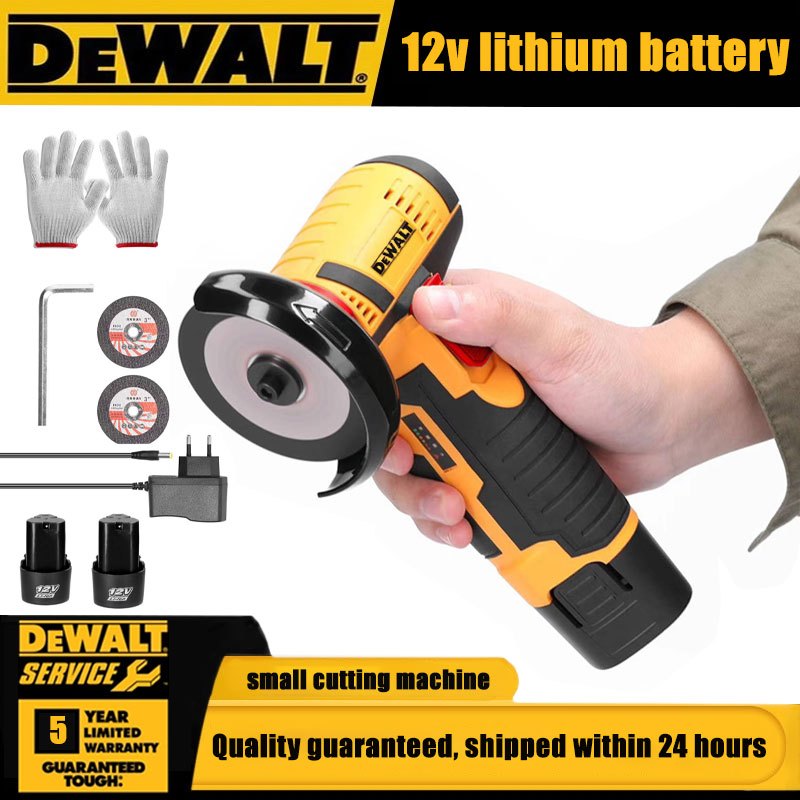 12V 19500rpm Grinding machine Angle Grinder Battery Powered Cordless ...