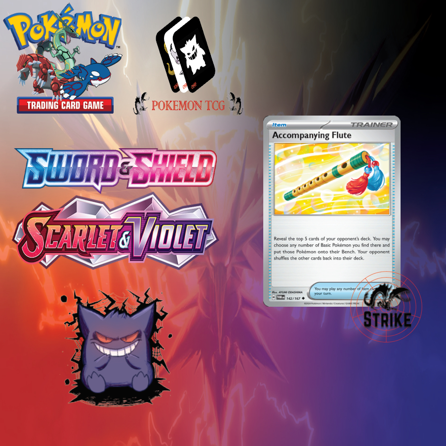 Pokemon Trainer Card - Accompanying Flute 142/167 SV06 Twilight ...