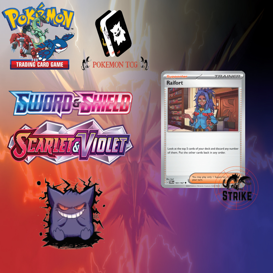 Pokemon Trainer Card - Raifort 161/167 SV06 Twilight Masquerade ...