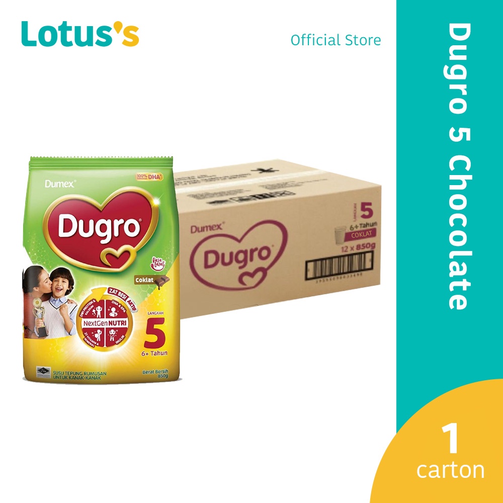 Dugro 5 Chocolate 850g x 12 packs (1 Carton) | Shopee Malaysia