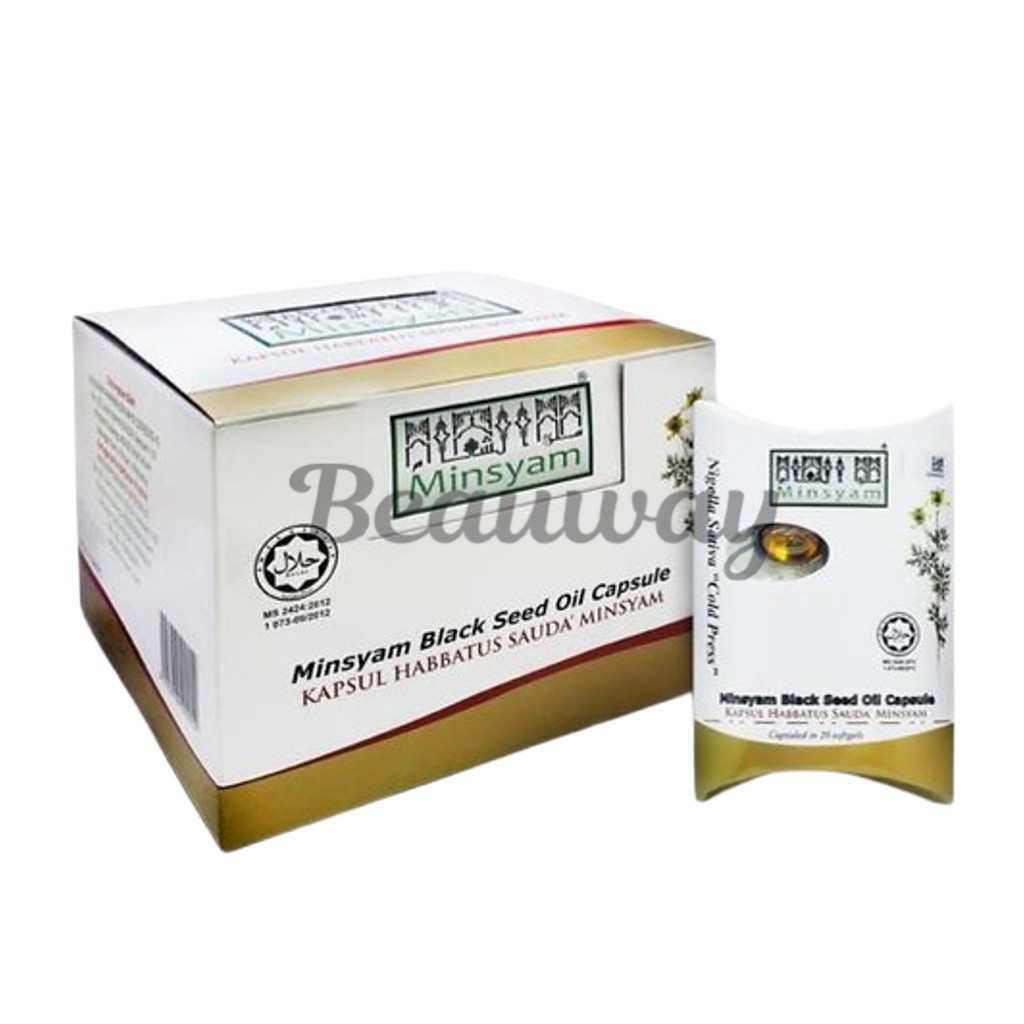 MINSYAM SOFTGEL HABBATUS SAUDA (1BOX x 12'S) | Shopee Malaysia