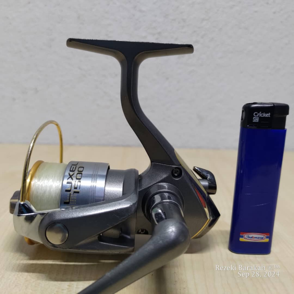 DAIWA LUXEL 1500 Reel Spinning Mesin Pancing Kekili Terpakai (Used) | Shopee Malaysia