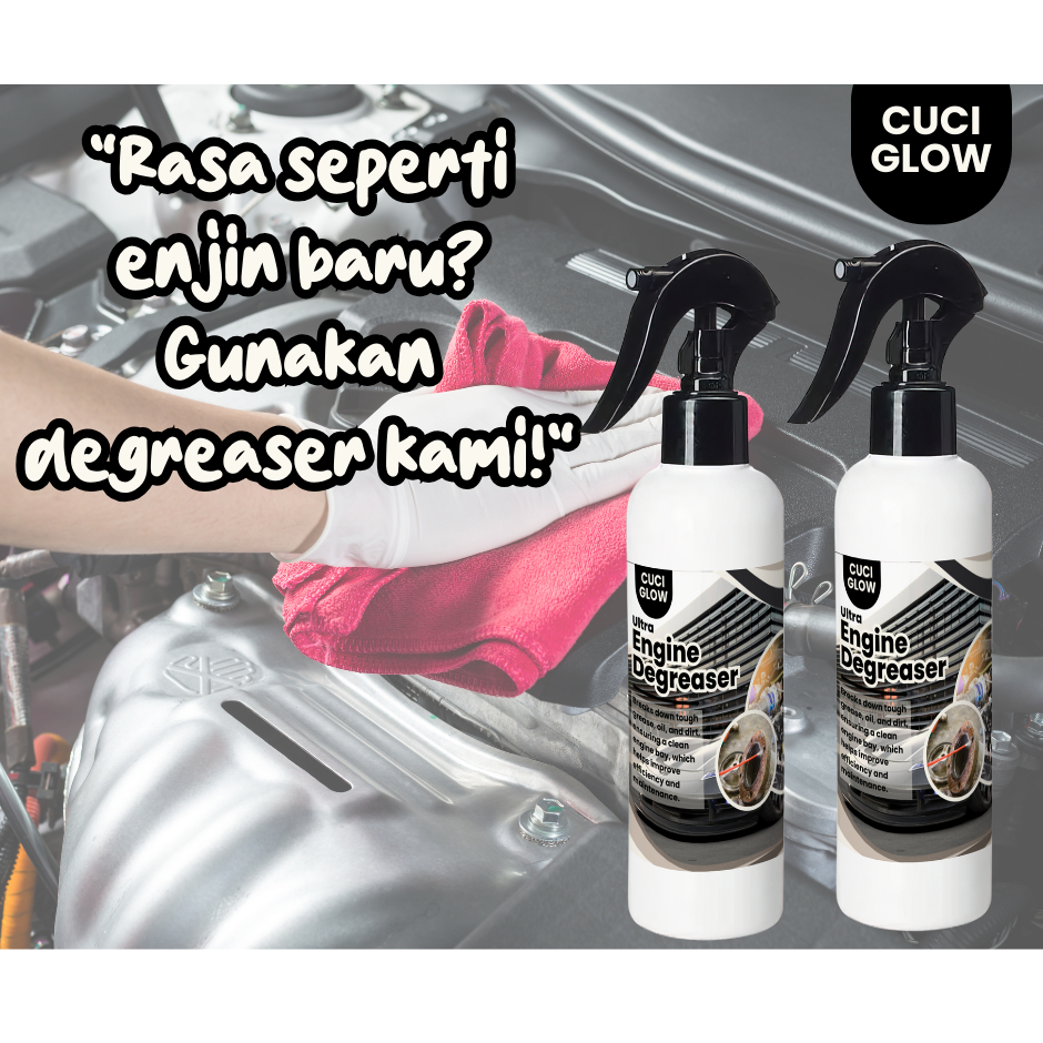 CUCI GLOW Engine Degreaser Chemical Wash Chain Bike Cleaner Oil ...