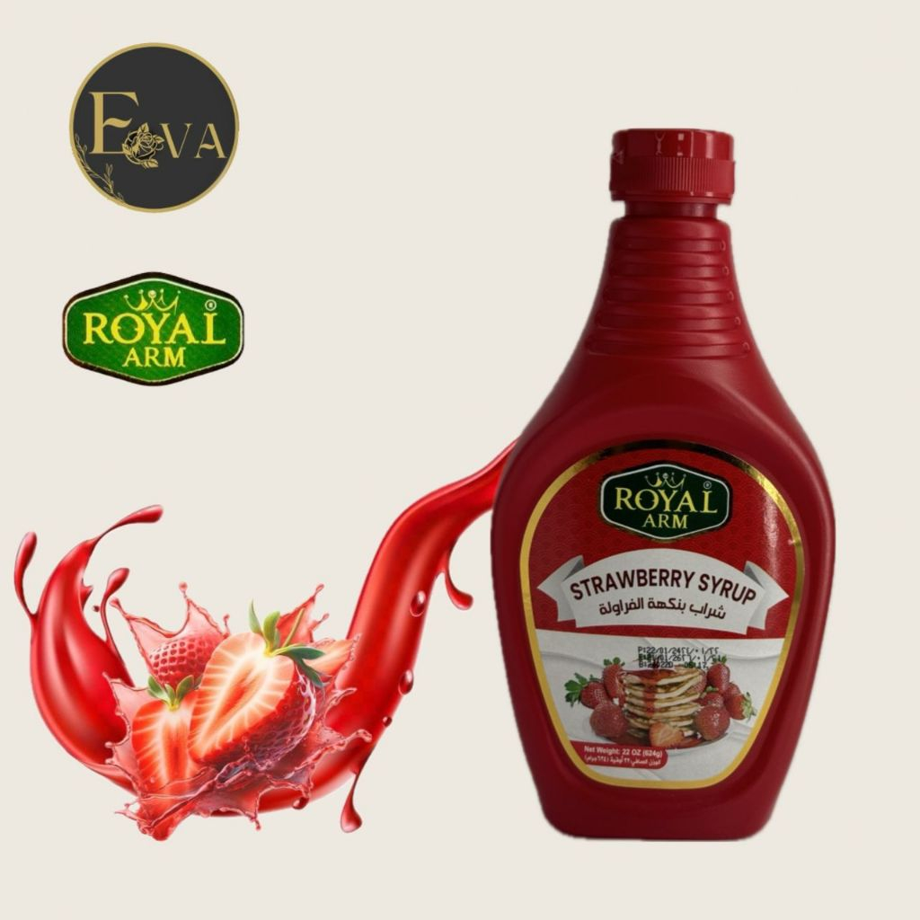 ROYAL ARM Strawberry Syrup 624G | Shopee Malaysia
