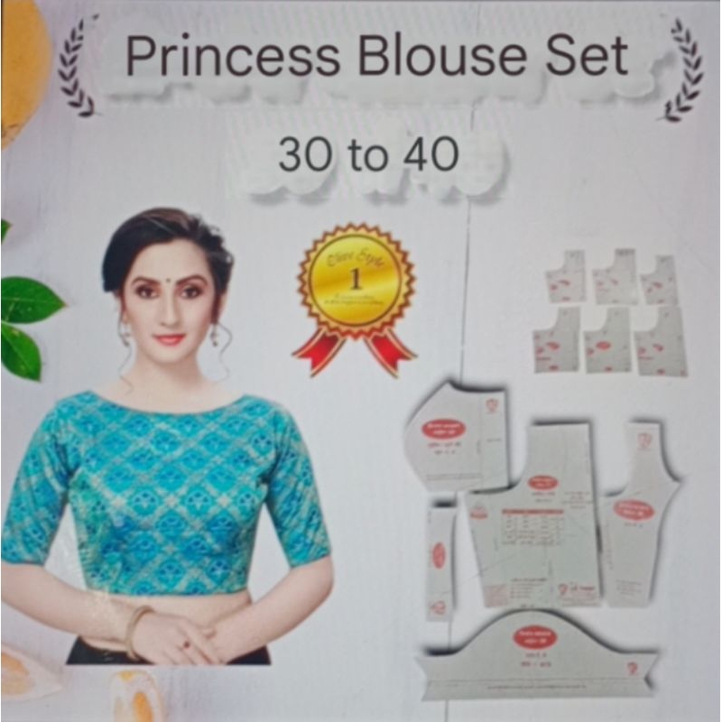Pola asas saree blouse/basic saree blouse pattern cutting | Shopee Malaysia