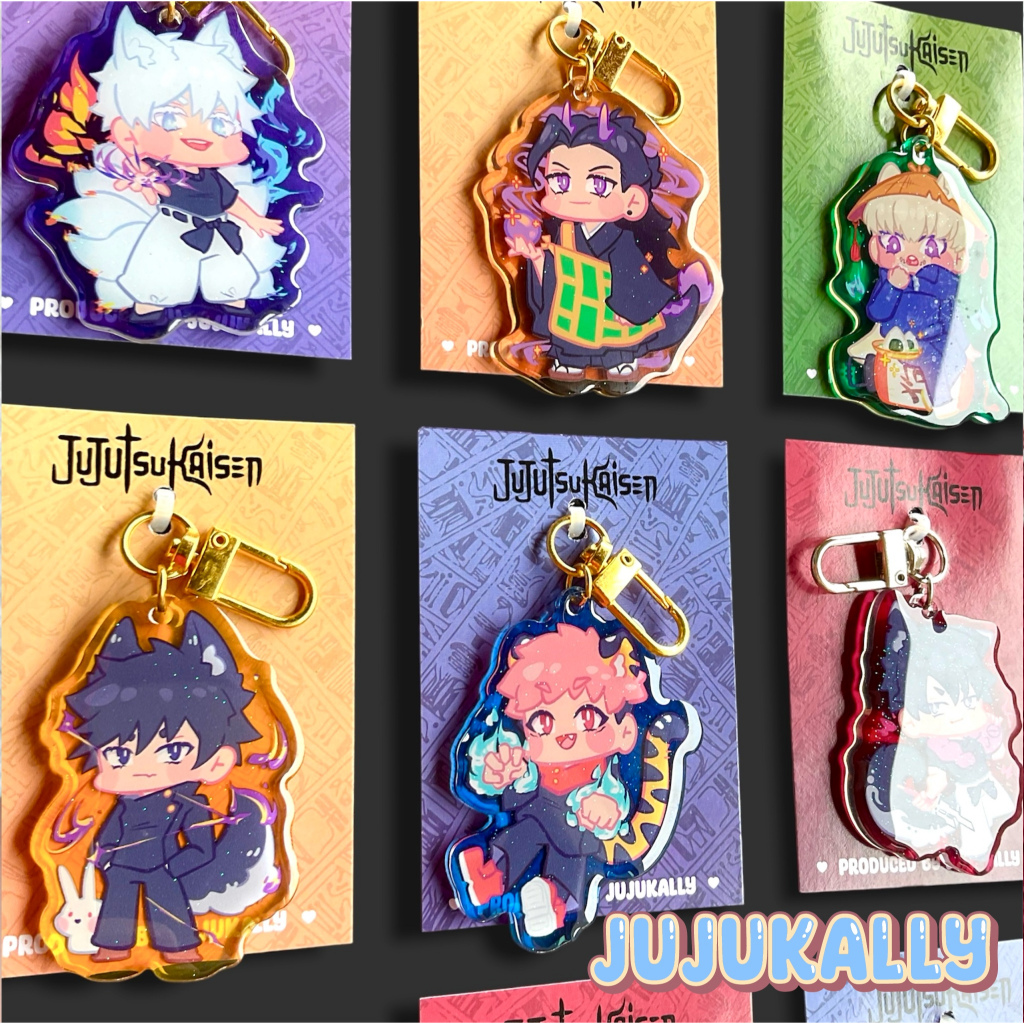 Jujutsu Kaisen Double Sided Tinted Epoxy Keychain | Shopee Malaysia