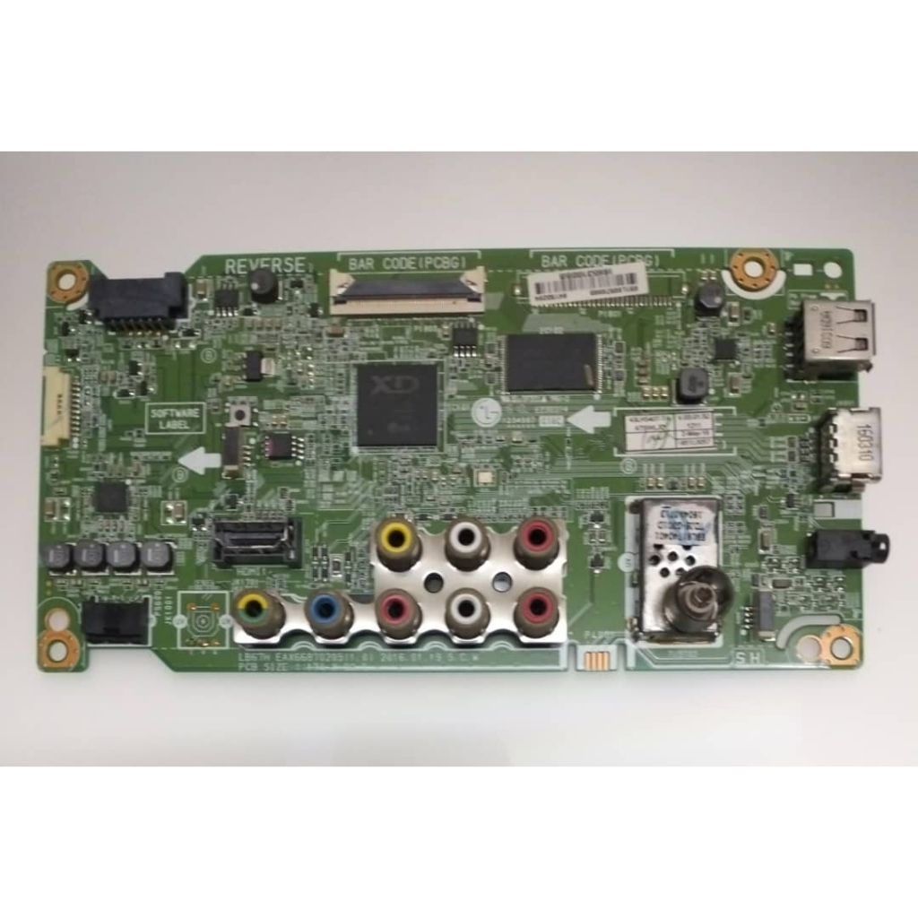 (SU025) LG 43LH540T Mainboard, Powerboard, Tcon, Tcon Ribbon, LVDS ...