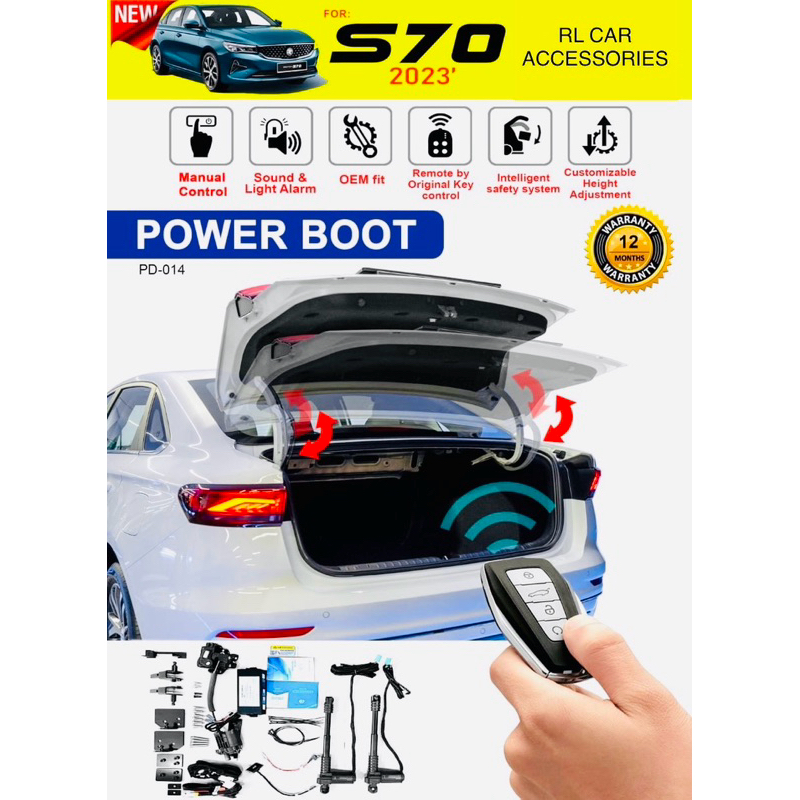 Perodua bezza / proton S70 rear tailgate auto power boot bonnet hood ...