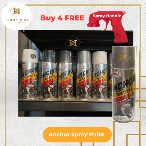 [HS] Anchor Spray Paint Aerosol Paint Cat Kereta Motor Grey Hiatm Kilat ...