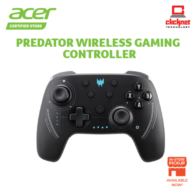 Acer Predator Wireless Gaming Controller Black (Retail Pack) | Shopee ...