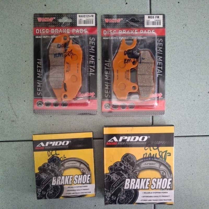Racing Brake Shoe dan Brake Pad Motosikal Racing untuk motor AVETA V13R ...