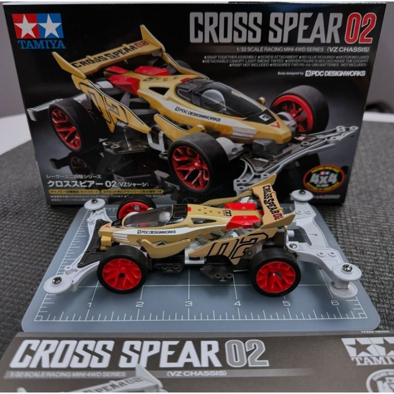 18104 Cross Spear 02 VZ Chassis 💯% Original Tamiya Made in Japan 🇯🇵 ...