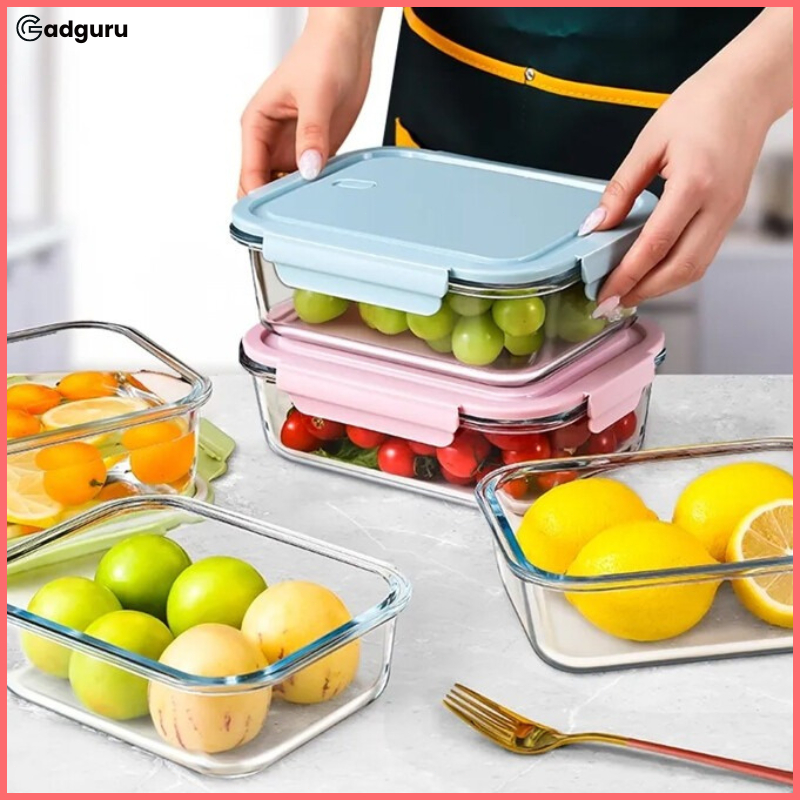 Glass Container Glass Tupperware Food Container High Borosilicate Glass ...
