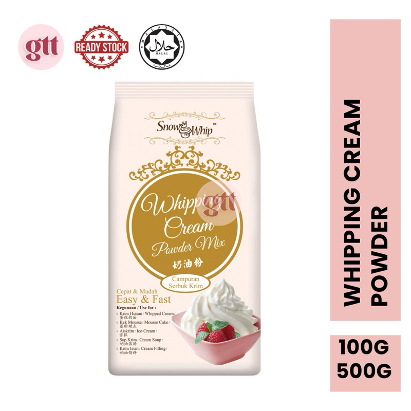 100G/ 500G Whip Cream Powder / Whipping Cream Powder Mix 500g 淡奶油预拌粉 ...