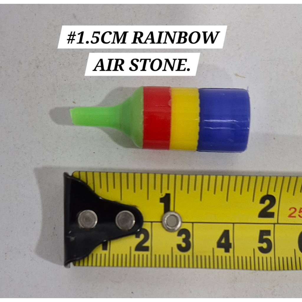 Rainbow Air Stone Oxygen Fish Aquarium Tank Ikan Batu Udara Oksigen ...