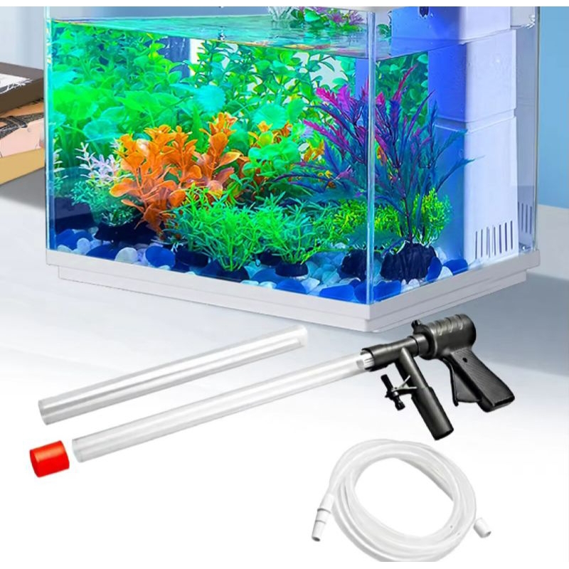 Water Changer Vacuum Aquarium Water Changer Kit Pneumatic Fish Tank ...