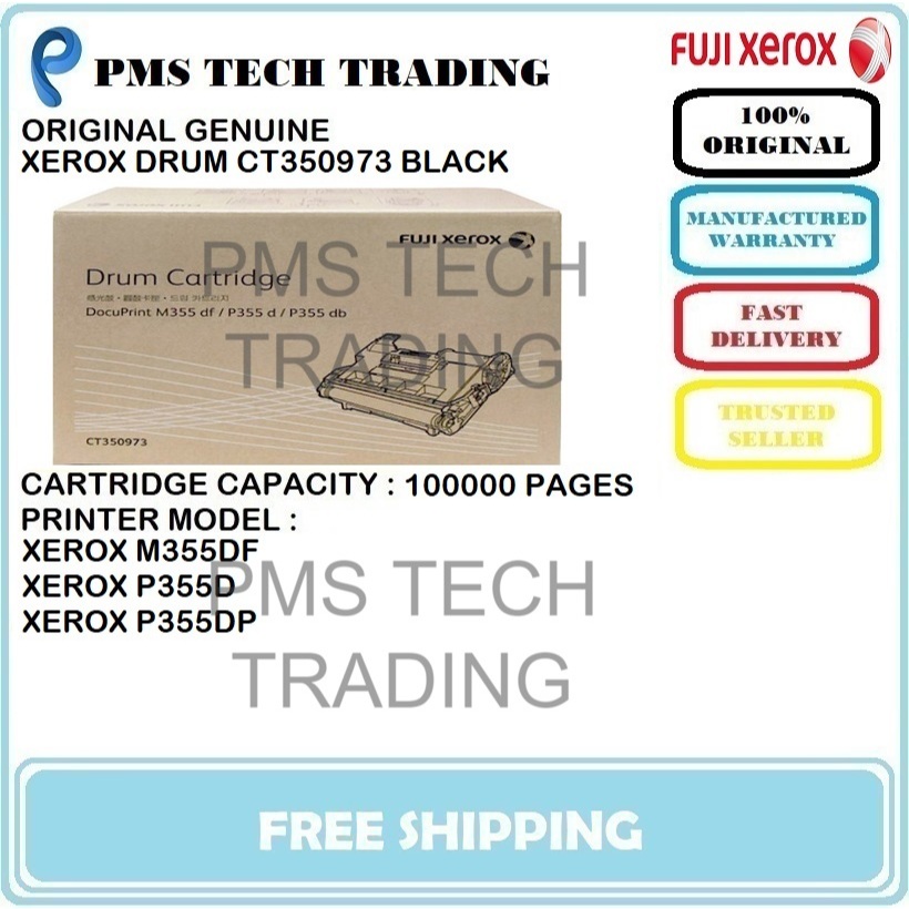 XEROX ORIGINAL DRUM UNIT CT350973 M355DF P355D P355DP | Shopee Malaysia