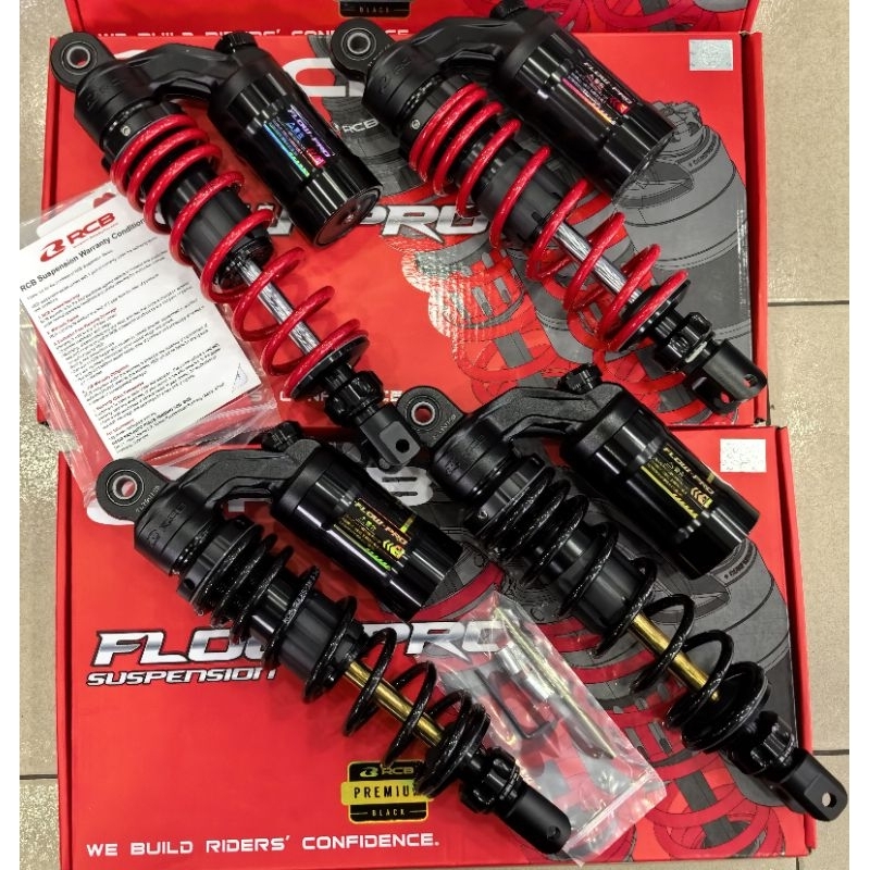 RCB YAMAHA NVX v1 v2 NMAX v2 305MM FLOW-PRO ABSORBER SET (2PCS) RED ...